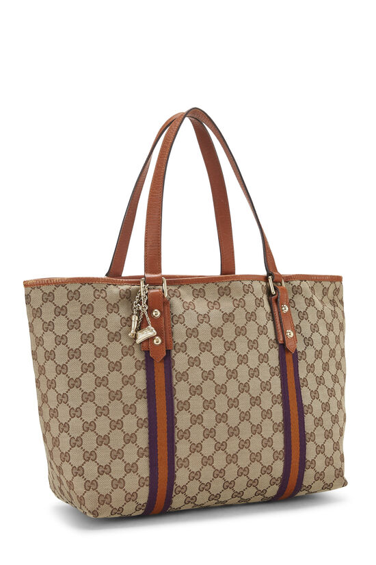 Gucci Orange Original GG Canvas Jolicoeur Tote QFB1CMJYO5000 | WGACA