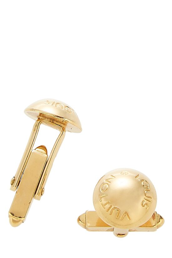 Pre-Owned Gold-Tone Cufflinks QJM0J017DB051
