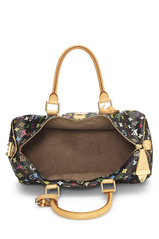 Takashi Murakami x Louis Vuitton Black Monogram Multicolore Keepall 45 ...