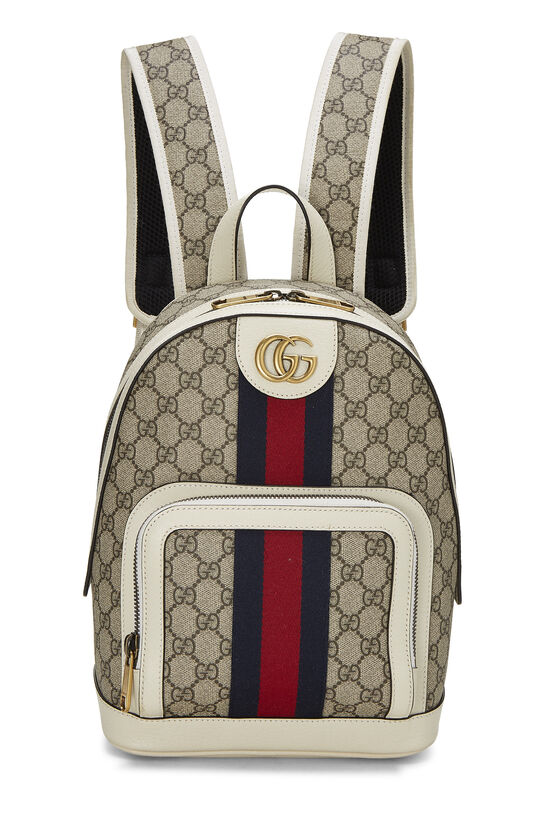 Pre-Owned Original GG Supreme Canvas Ophidia Backpack Small QFB0HF0LWH000