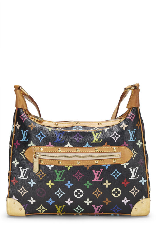 Takashi Murakami x Louis Vuitton Black Monogram Multicolore Boulogne ...
