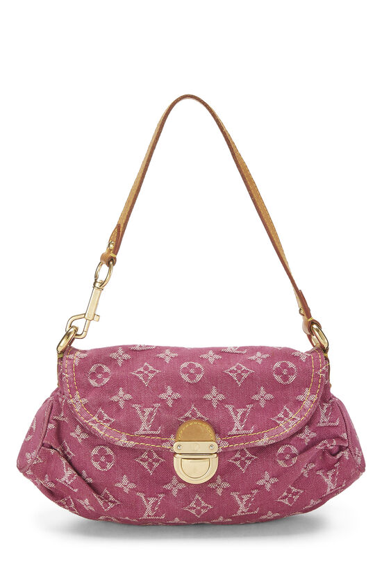 Louis Vuitton Pink Monogram Denim Pleaty Mini QJB0M5ECP9009 | WGACA