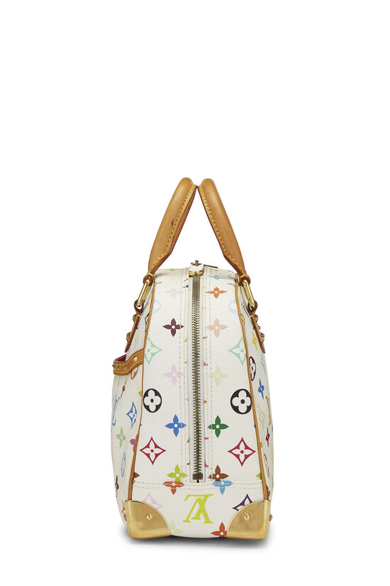 Takashi Murakami X Louis Vuitton White Monogram Multicolore Rift | Paul ...