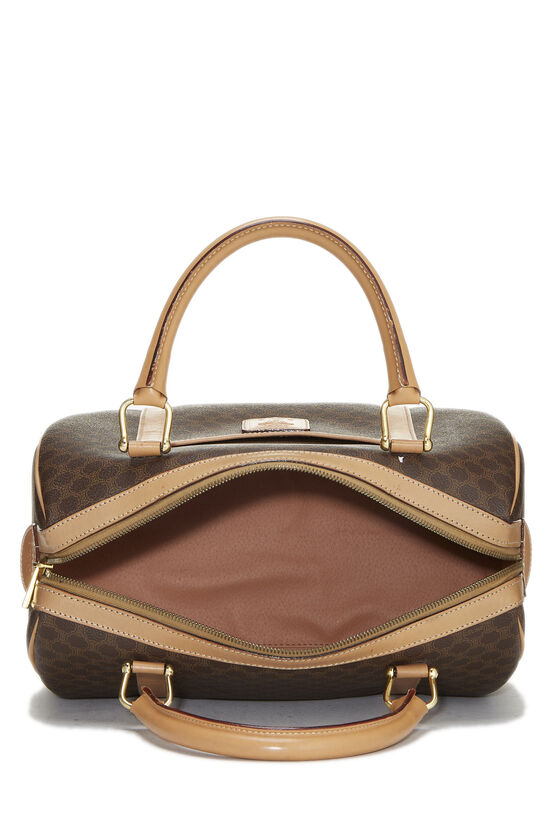 Céline Brown Coated Canvas Macadam Boston Q5B04JLW0B012 | WGACA