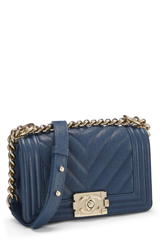 Chanel Boy Bag Blue