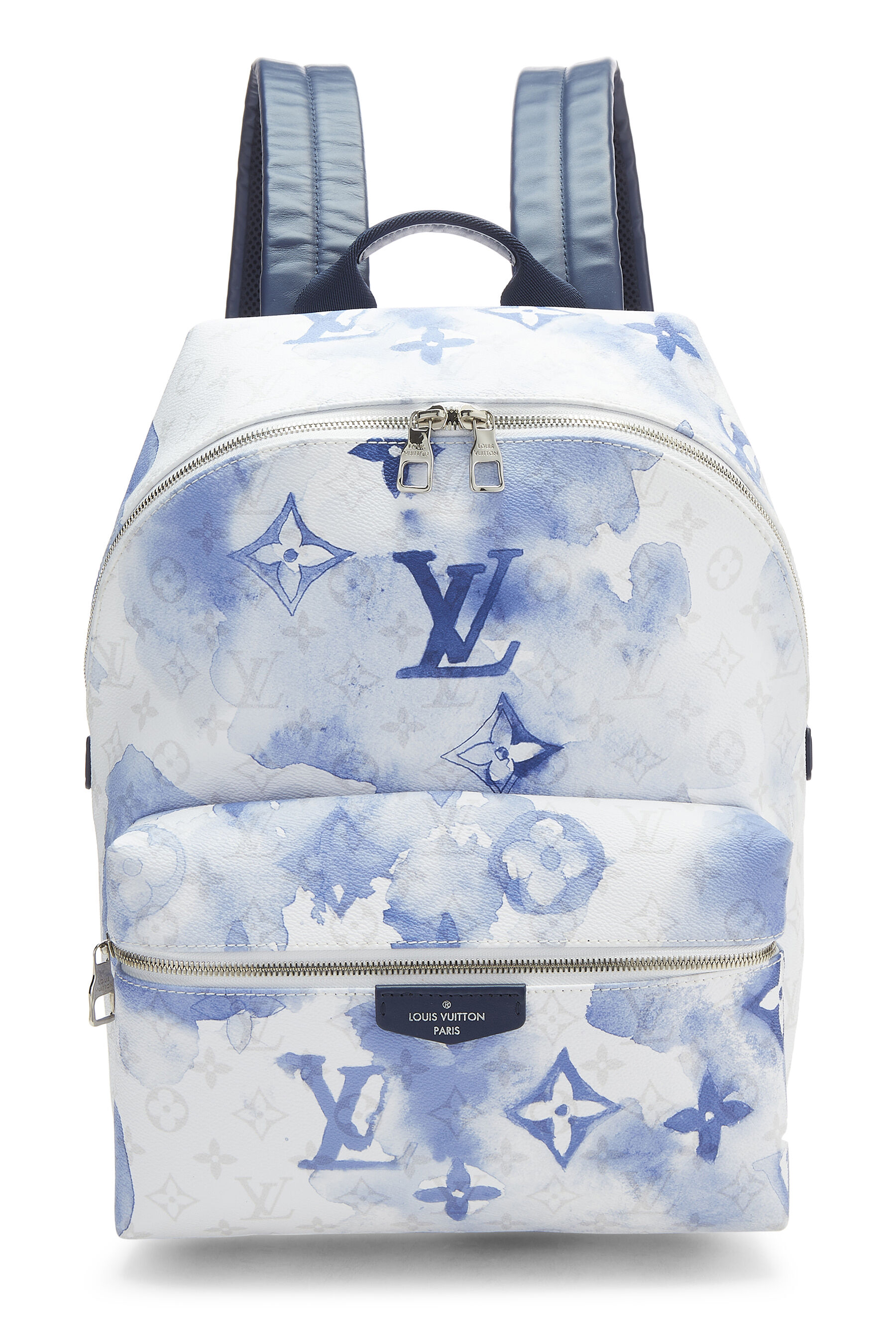 Pre-owned Louis Vuitton Blue Watercolor Monogram Canvas Discovery ...