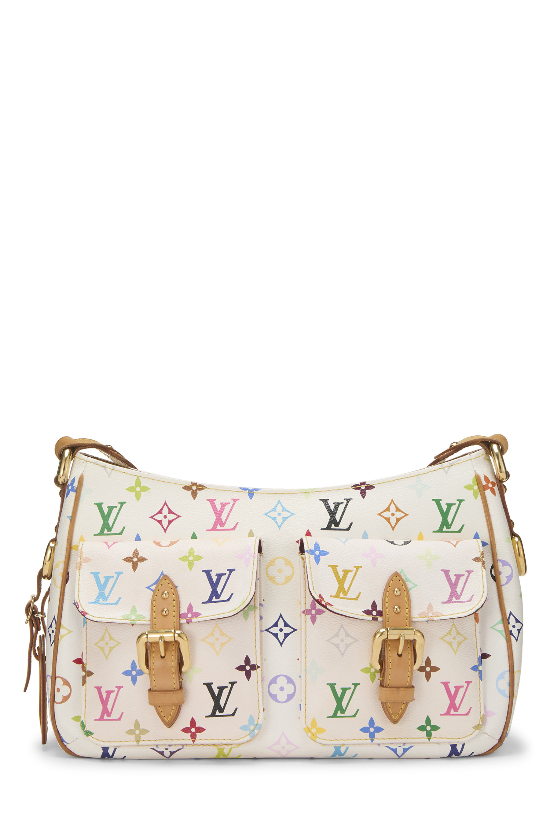 Takashi Murakami x Louis Vuitton White Monogram Multicolore Lodge GM
