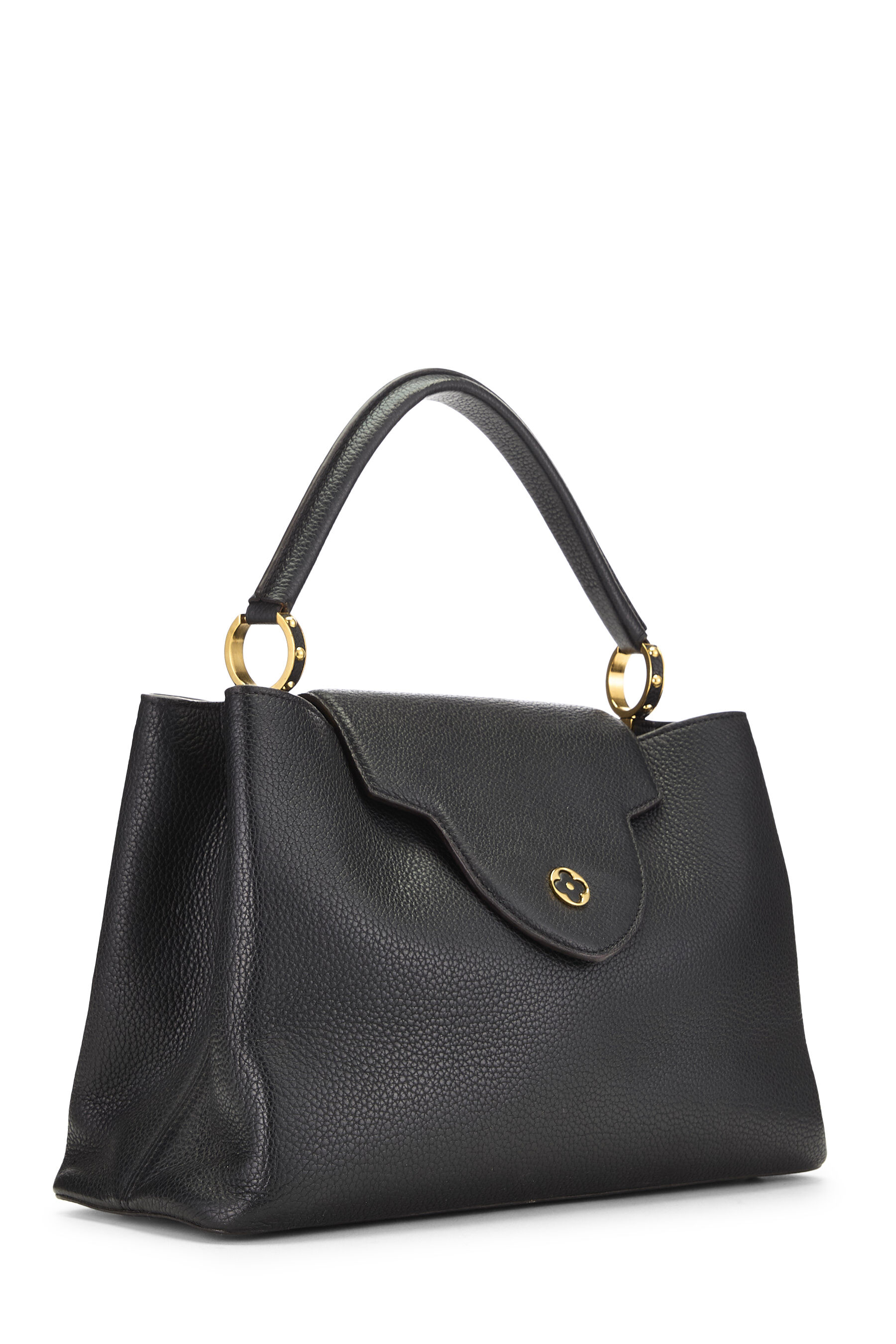 Black Taurillon Capucines MM