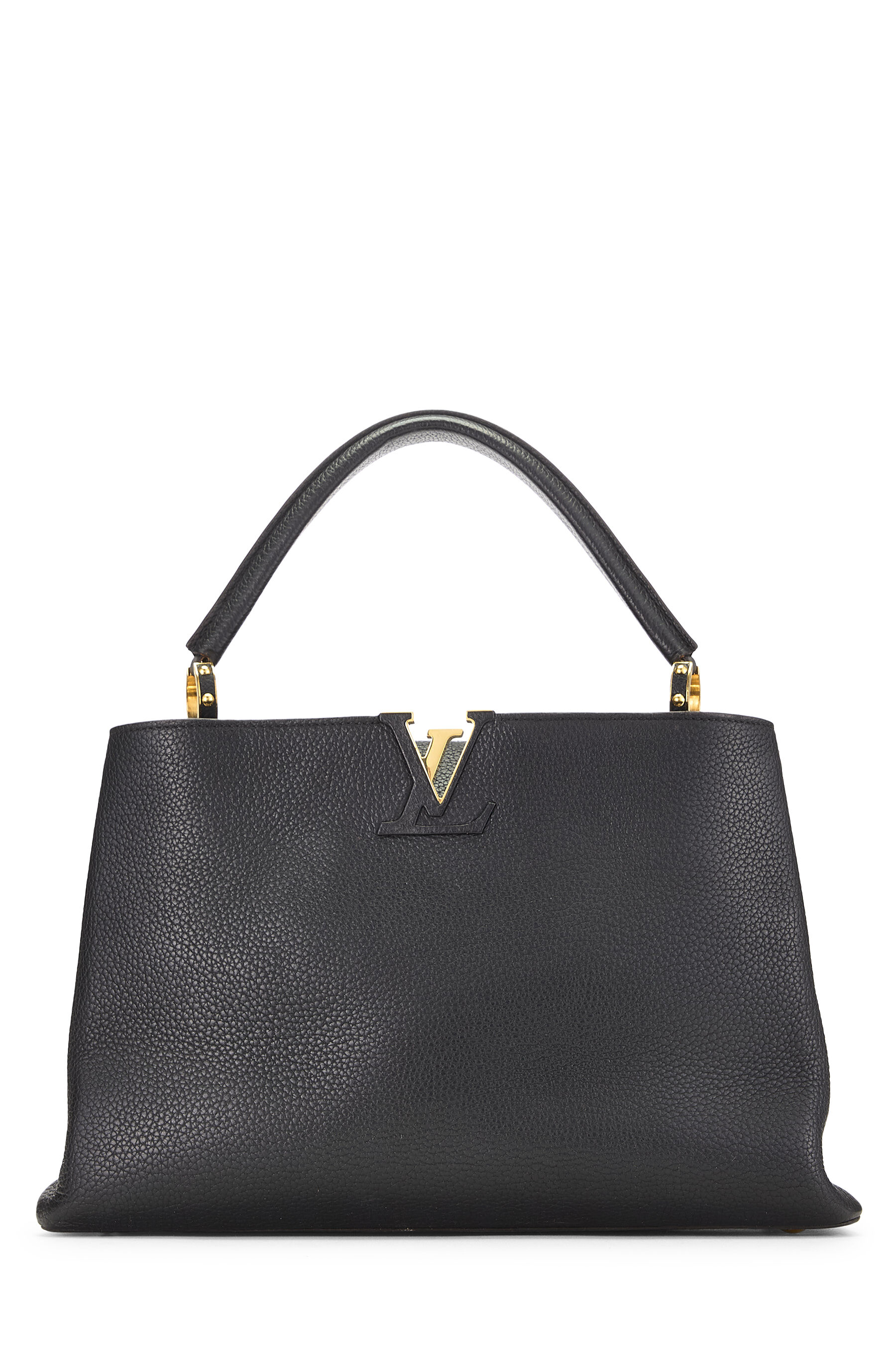 Black Taurillon Capucines MM