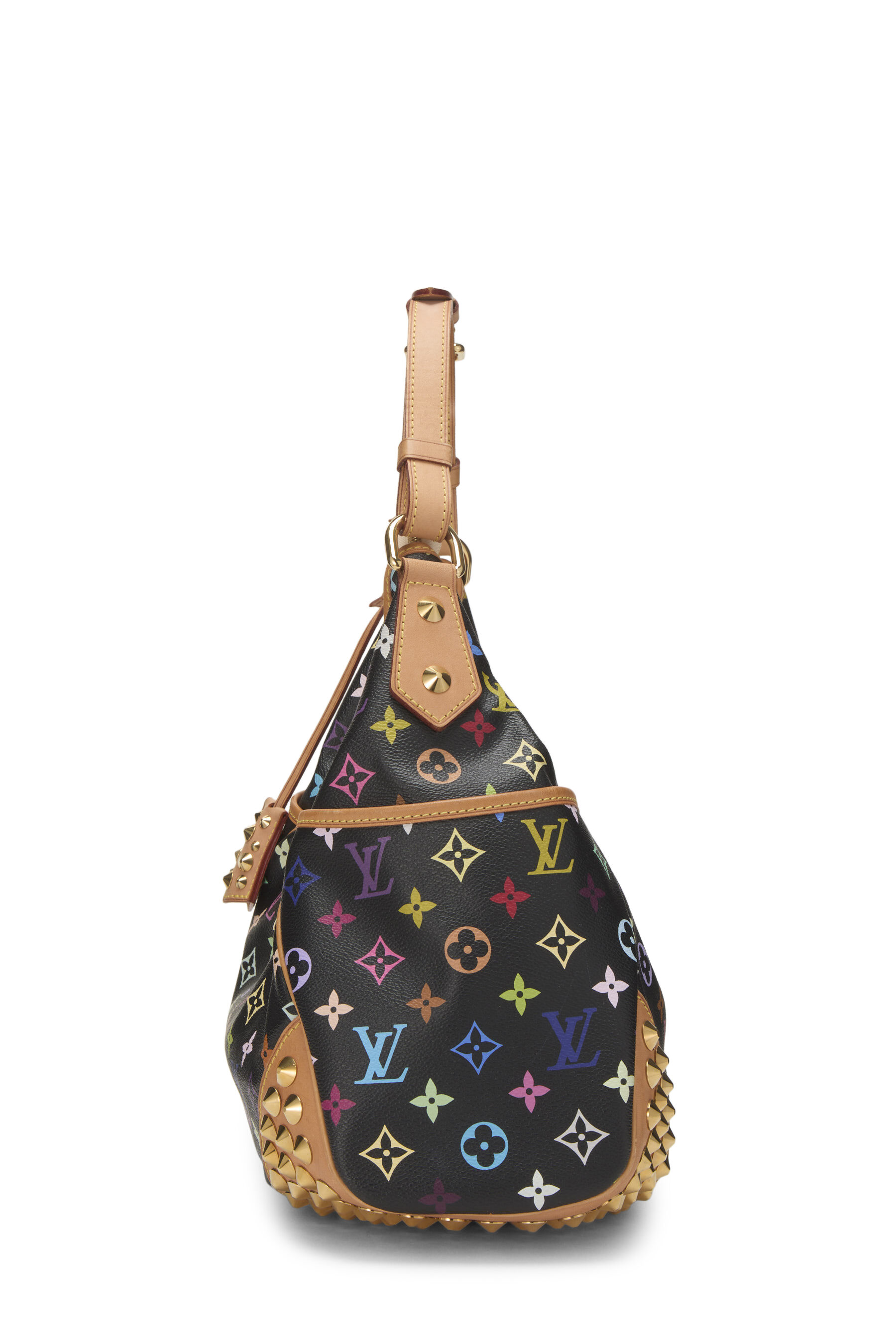 Takashi Murakami x Louis Vuitton Black Monogram Multicolore Chrissie MM ...